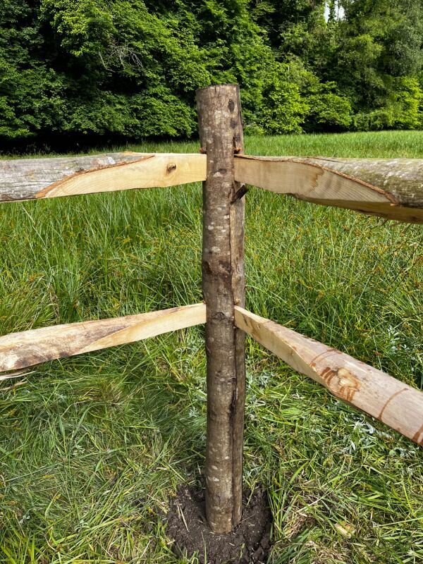 Cleft Split Chestnut Post & Rail Fencing, with 2 or 3 mortice posts ...