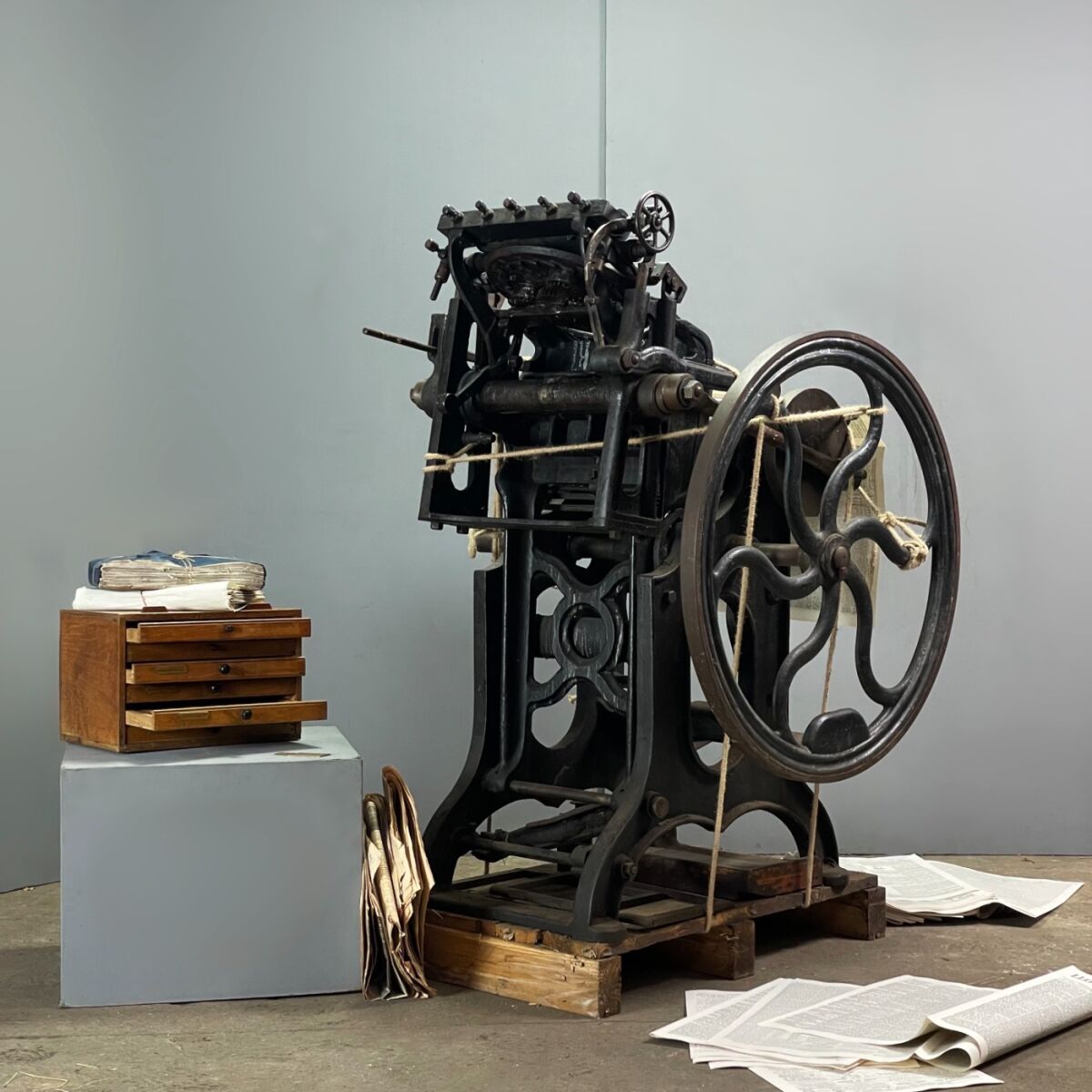 Treadle Operated Printing Press - RENTAL ONLY - Brandon Thatchers