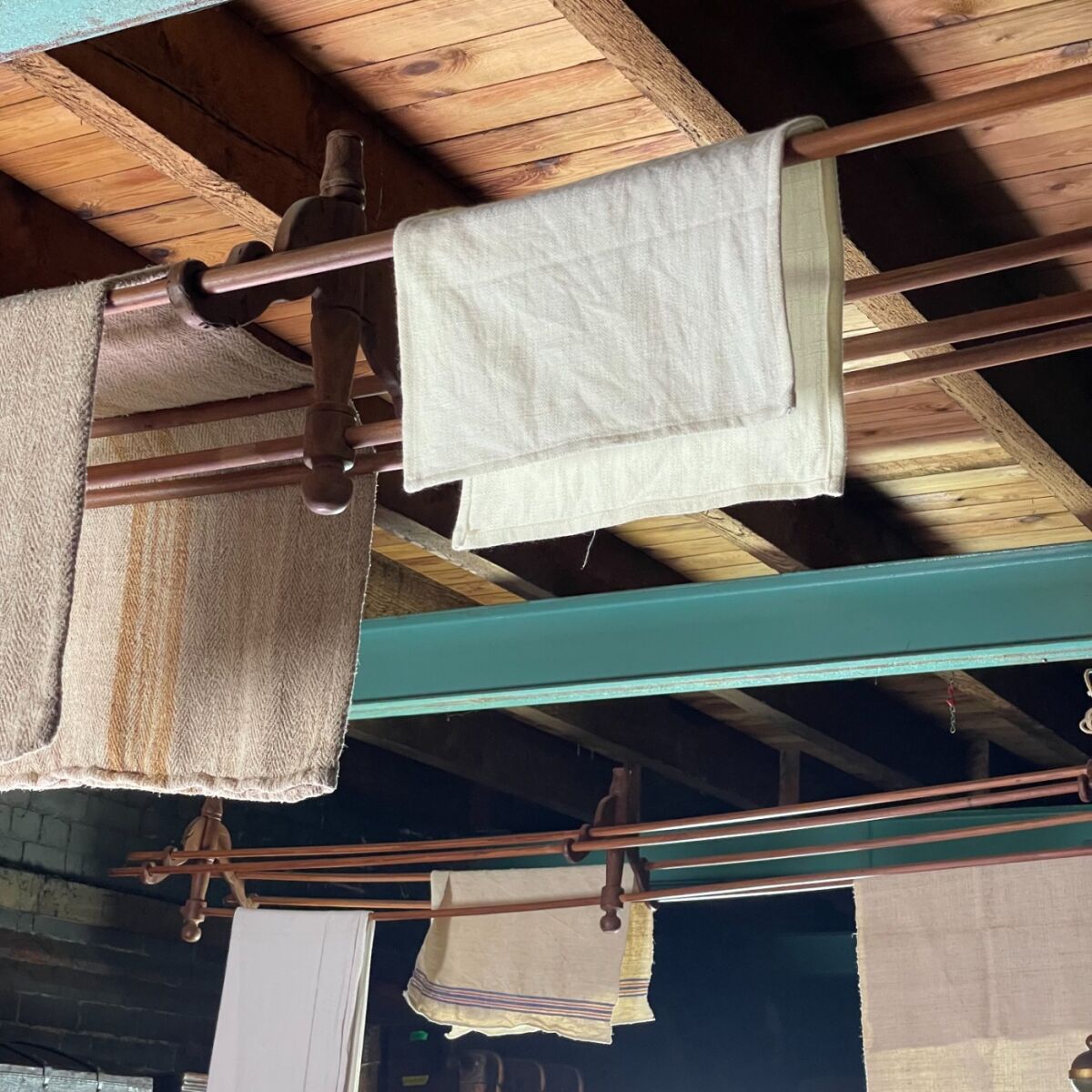 Wooden Laundry Drying Rail (3 available) - RENTAL ONLY - Brandon Thatchers