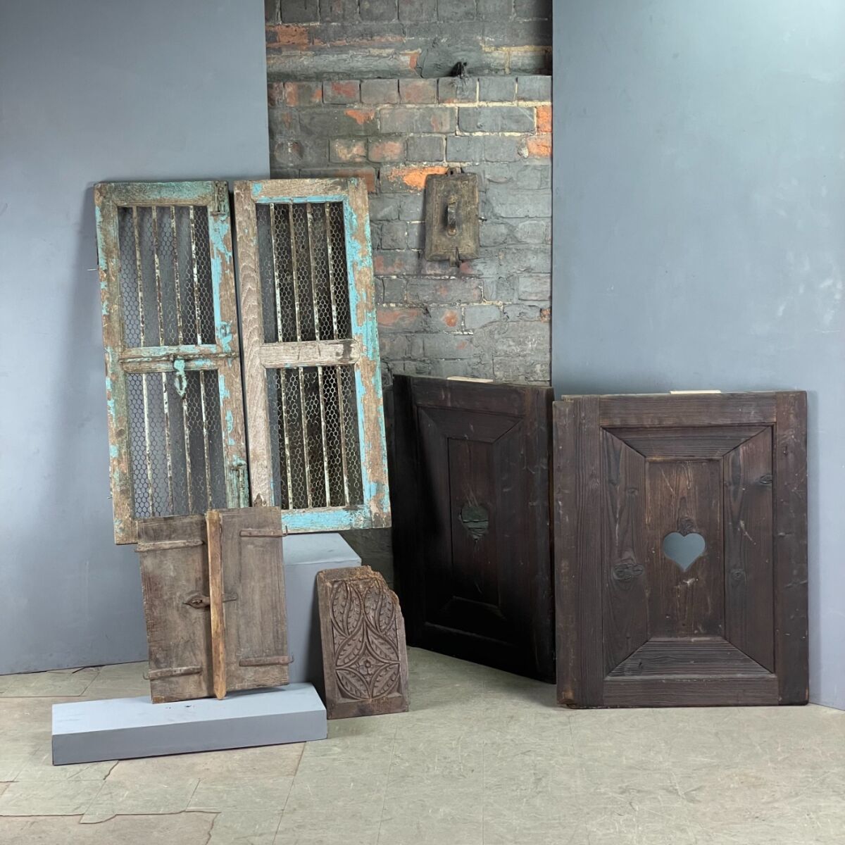 Rustic Wooden Shutters & Panels - RENTAL ONLY - Brandon Thatchers