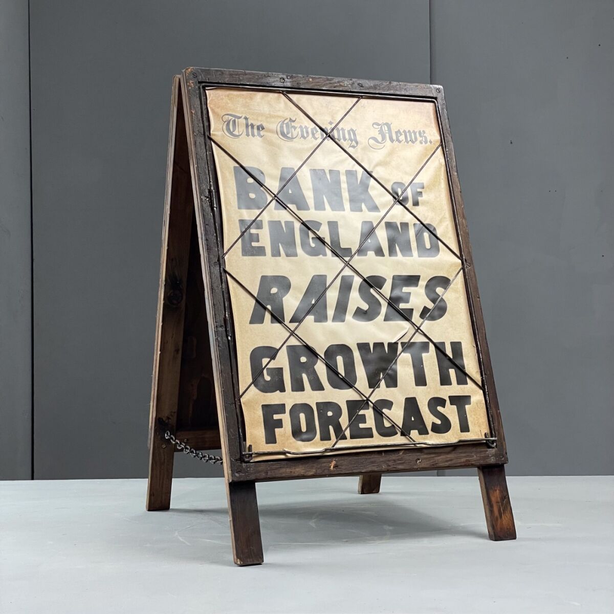 Newspaper Sandwich Board - RENTAL ONLY - Brandon Thatchers