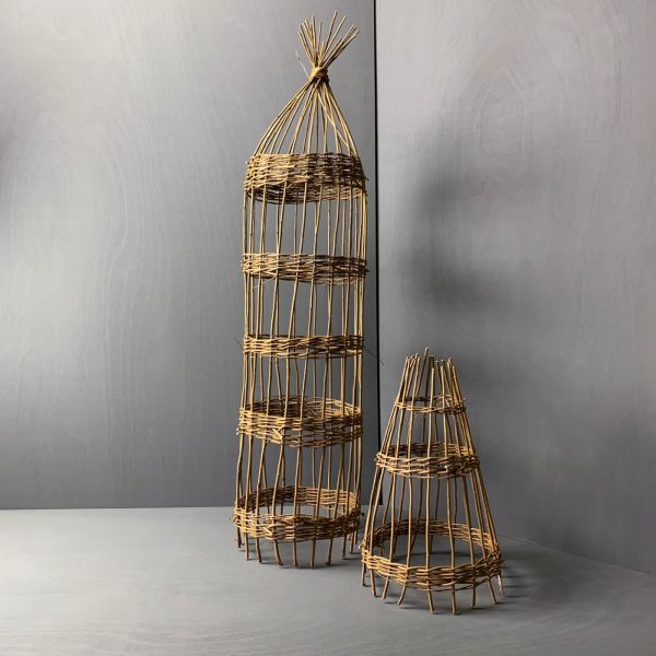 Fish Trap, woven willow, Approx. 4’ long