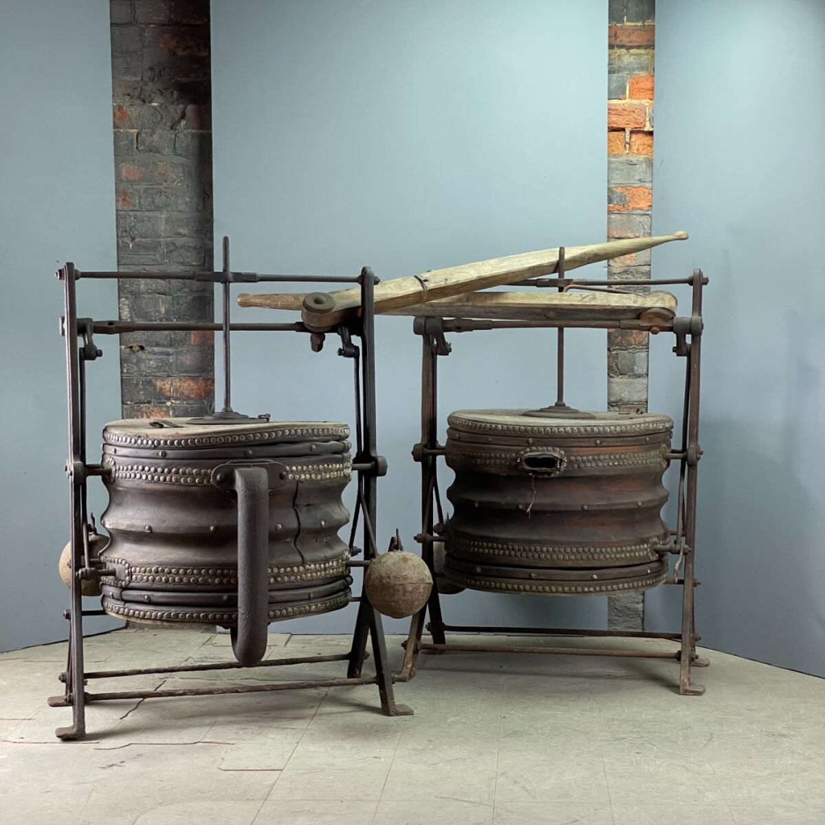 Leather Foundry Bellows (x3 available) - RENTAL ONLY - Brandon Thatchers