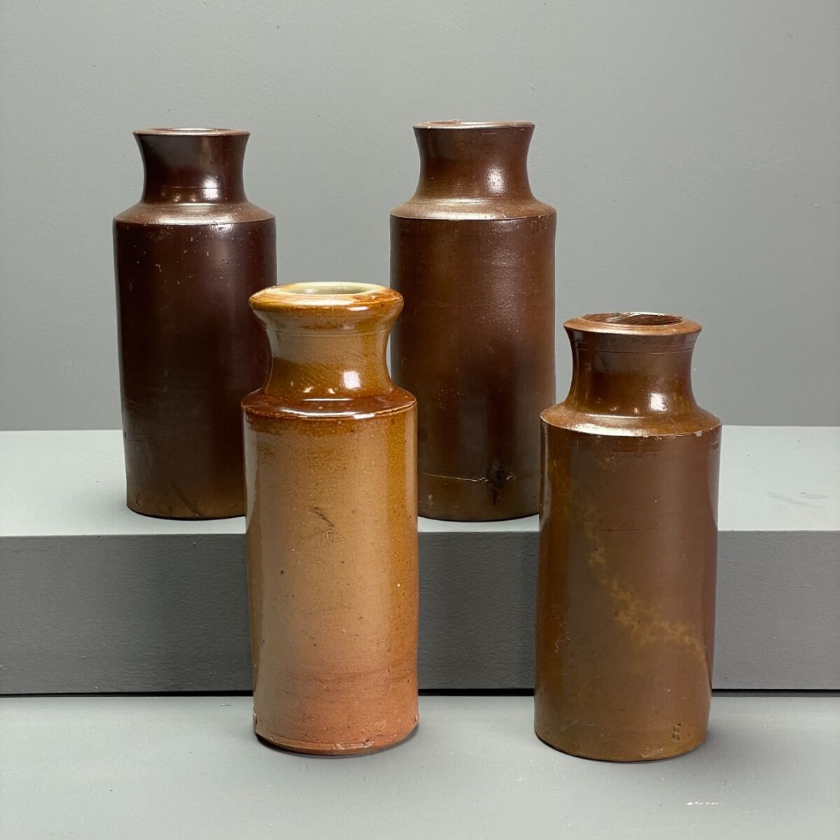 Brown Glaze Bottles - RENTAL ONLY - Brandon Thatchers