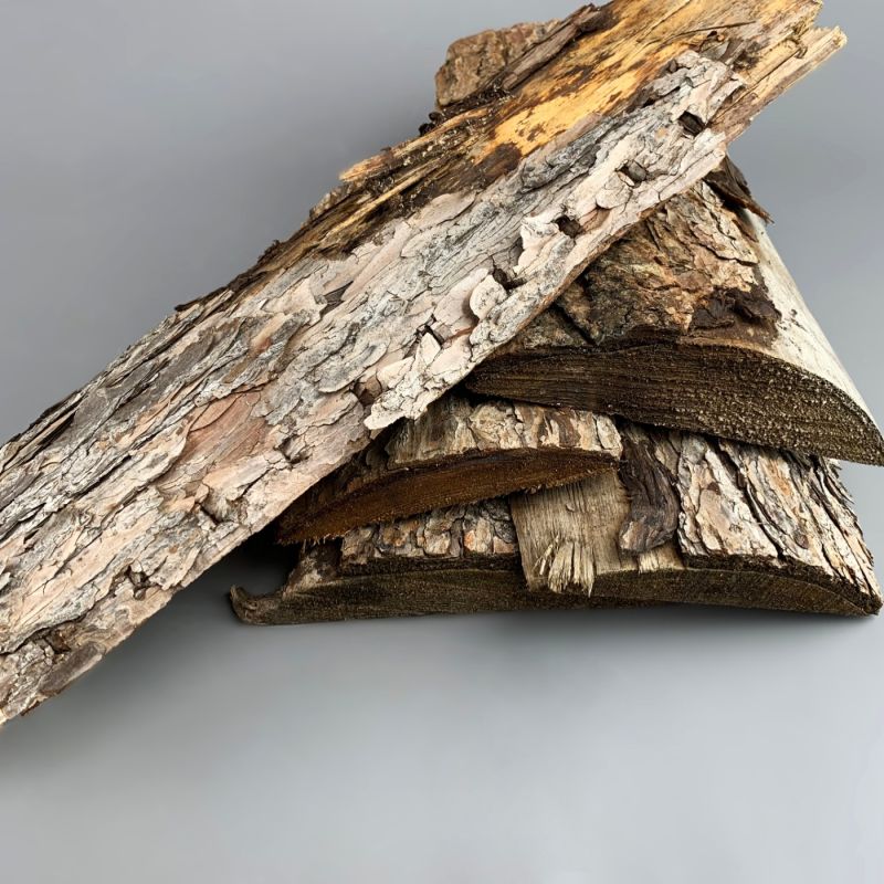 Bark On Rustic Cladding.