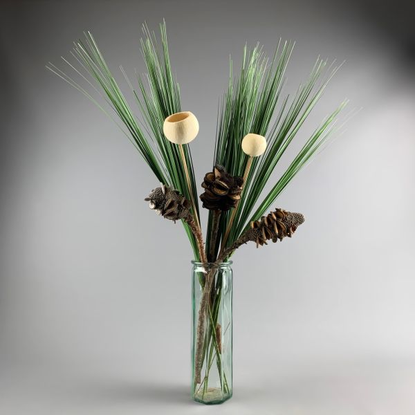 Onion Spray artificial foliage with poseable wire stem