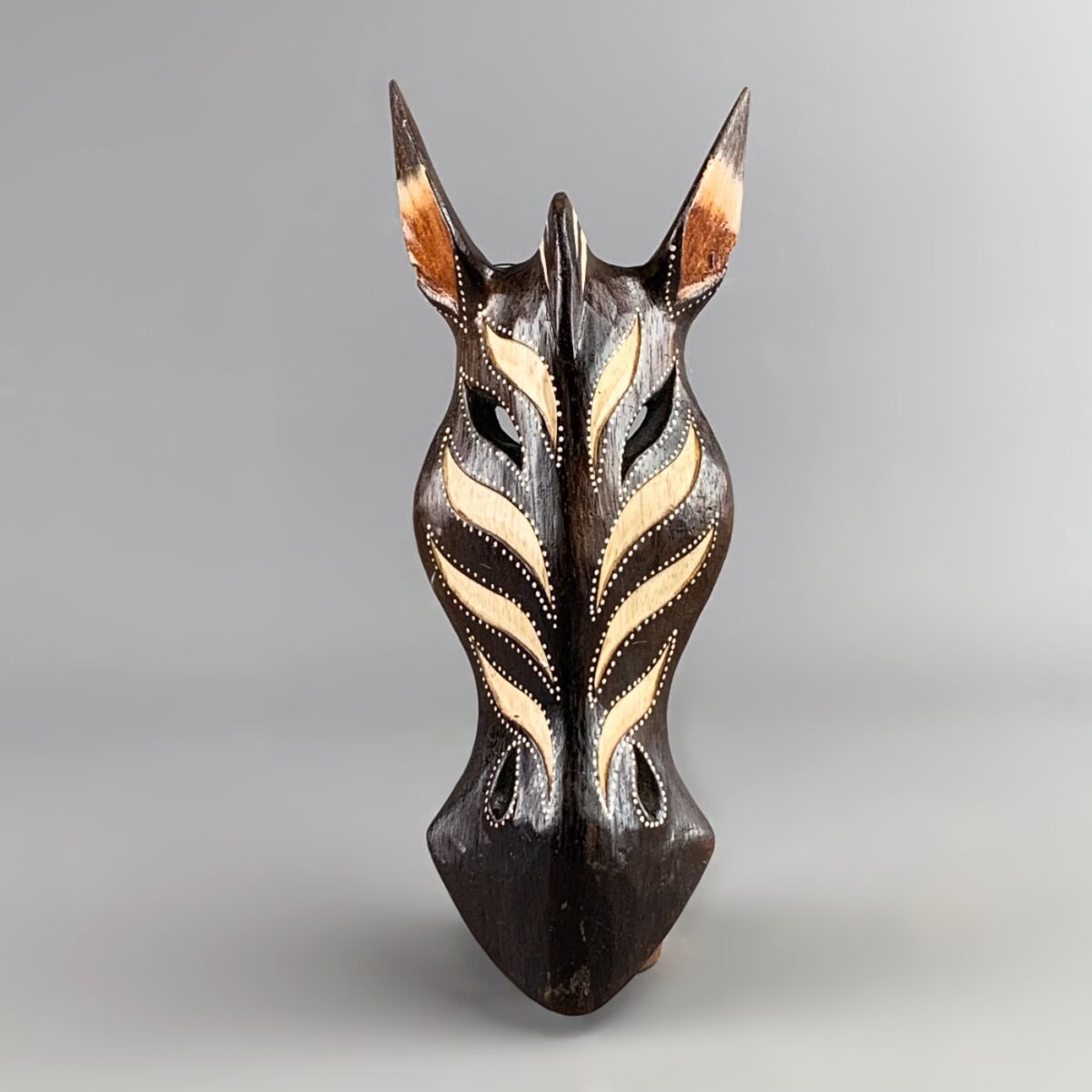 Carved Springbok Mask. Hand Carved & Painted. Fair Trade, Sustainable ...