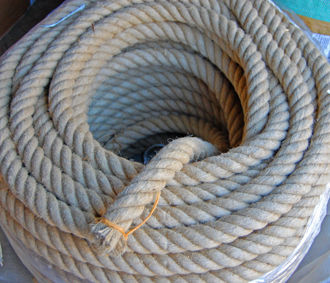 Hemp Rope, 12, 18, 24 or 32 mm diameter