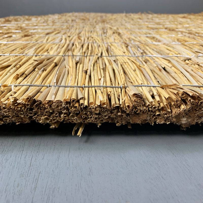 Water Reed Panels, 2 m by 1 m. approx. 1” thick. Easy to fit