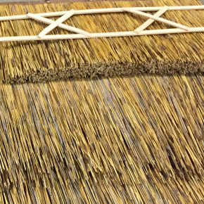 Split Hazel/ Thatching Spar Bundle. Approx. 1 m long