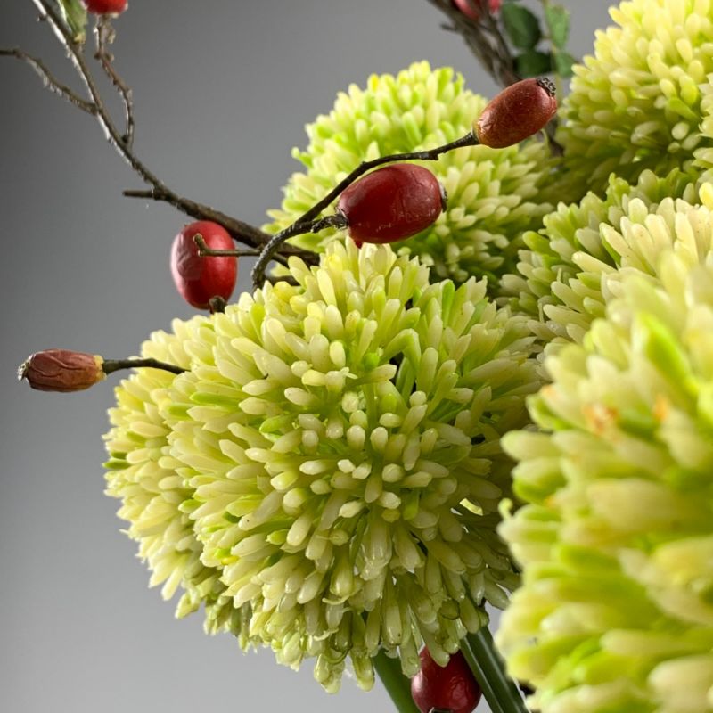 Allium Hedgerow Cream, 55cm High Quality, realistic flower
