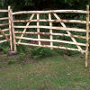 Cleft Split Chestnut Post & Rail Fencing, with 2 or 3 mortice posts ...