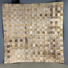 Water Hyacinth Matting, hand woven lattice 2 m x 2 m - Brandon Thatchers