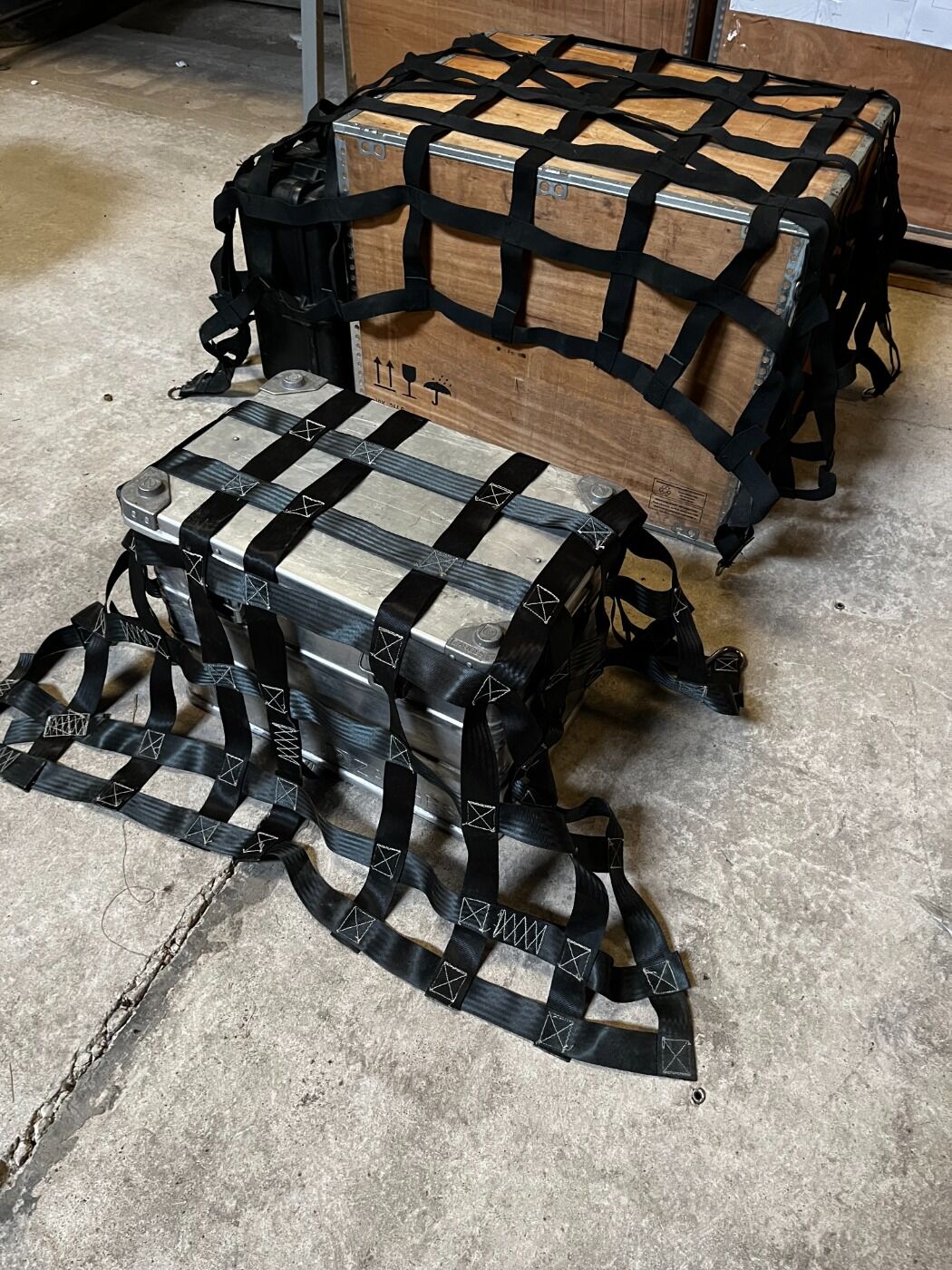 Load Bay Tie Down Webbing Sheets x2 - RENTAL ONLY - Brandon Thatchers