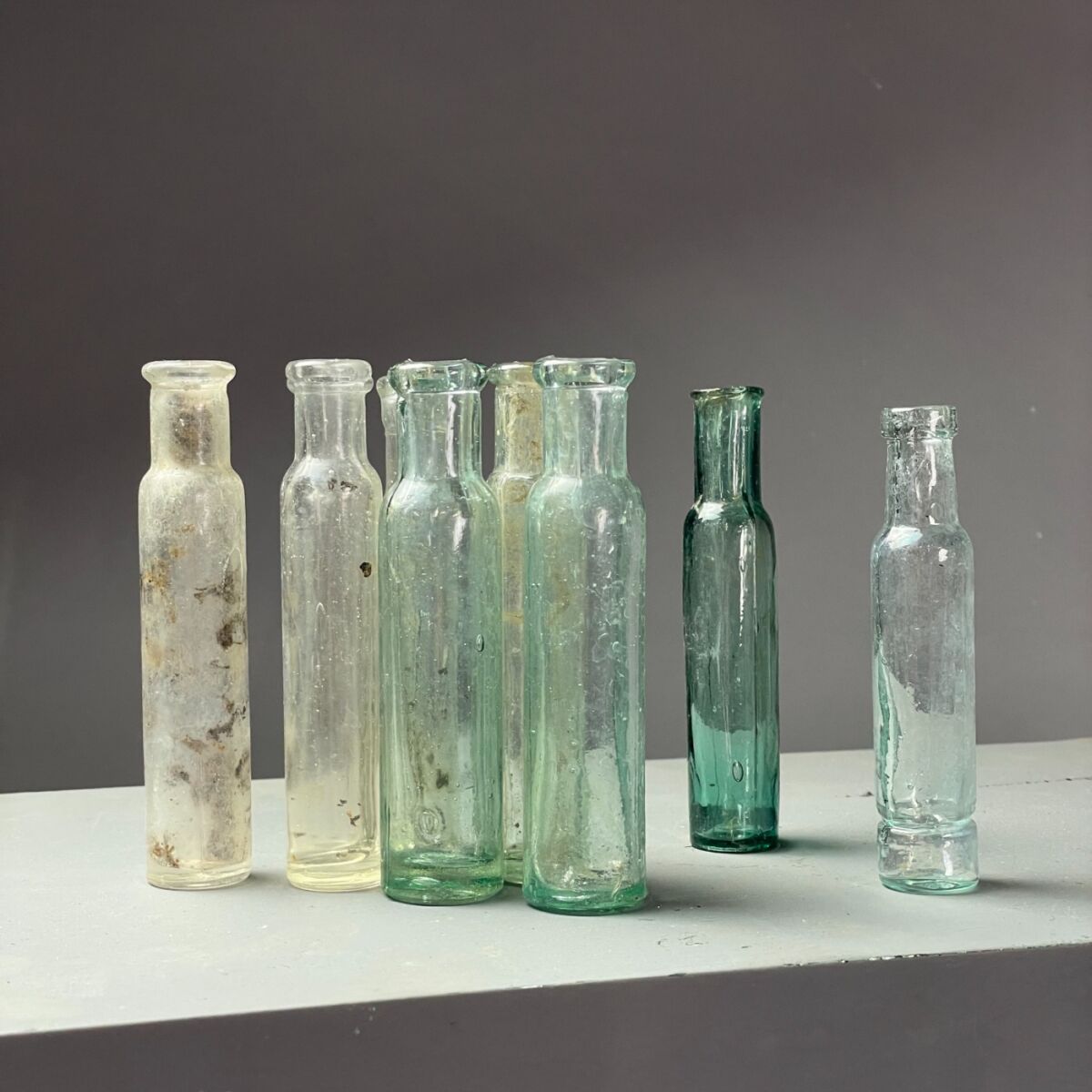 Vintage Glass Phials - RENTAL ONLY - Brandon Thatchers