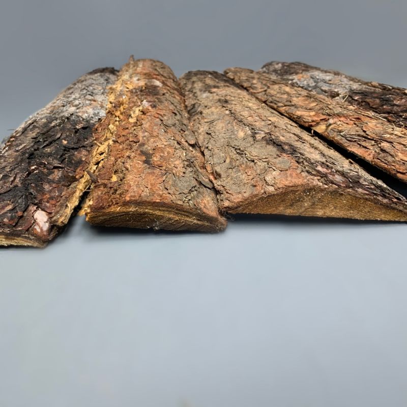 Bark On Rustic Cladding.