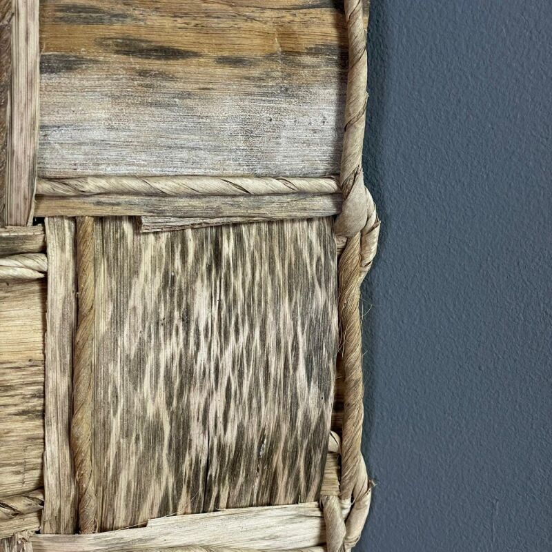 Water Hyacinth Matting, hand woven lattice 2 m x 2 m - Brandon Thatchers