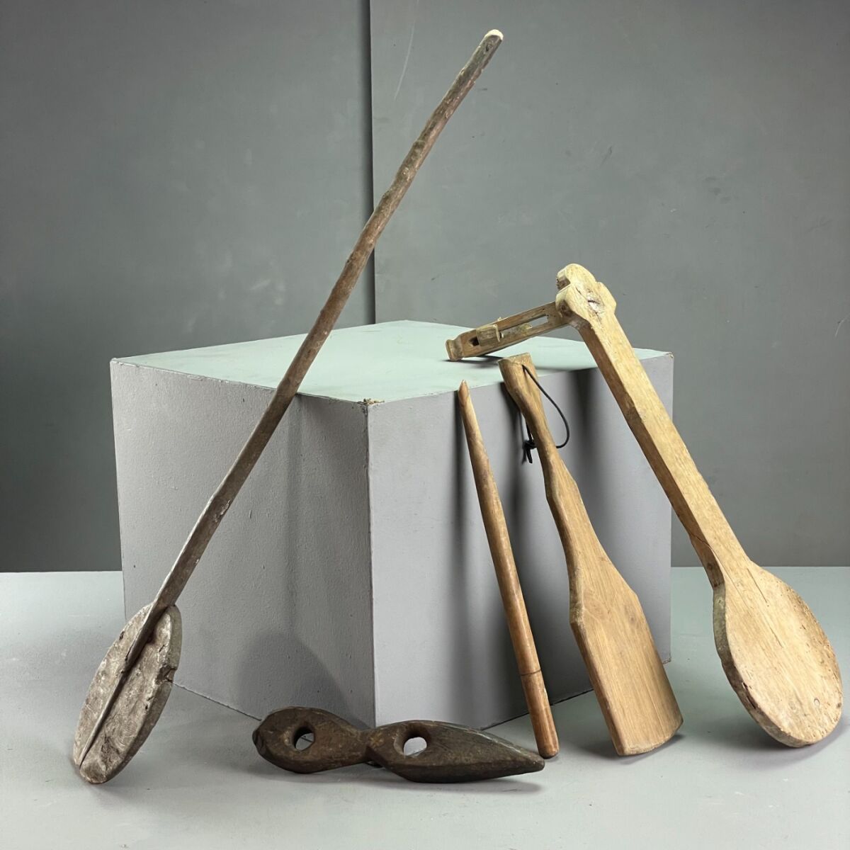 Large Old Wooden Kitchen Implements (set) - RENTAL ONLY - Brandon Thatchers