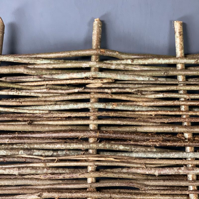 Hazel Hurdle approx. 6’, 1.8 m wide, by 1’ (300 mm) to 6’(1.8 m)